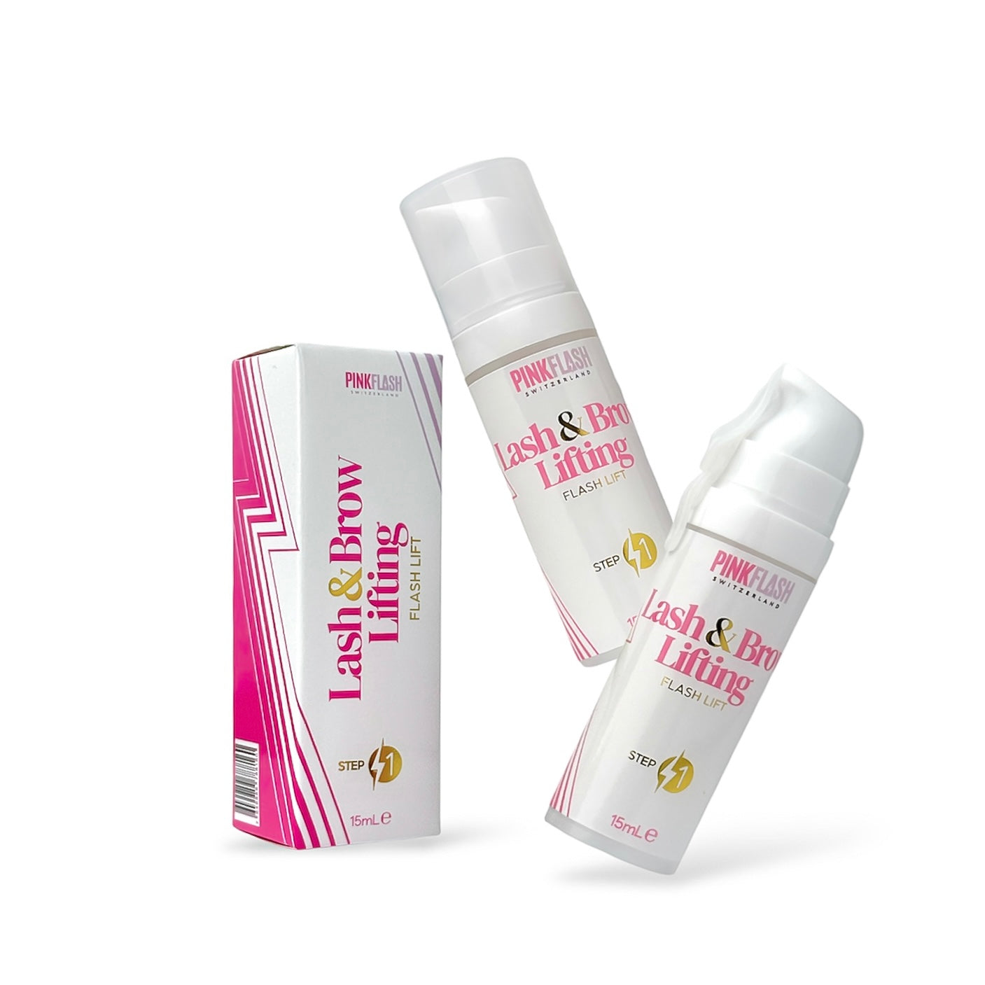 Pink Flash - Step 1 Lash & Brow Lifting Flash Lift 15ml – Brow.X ...